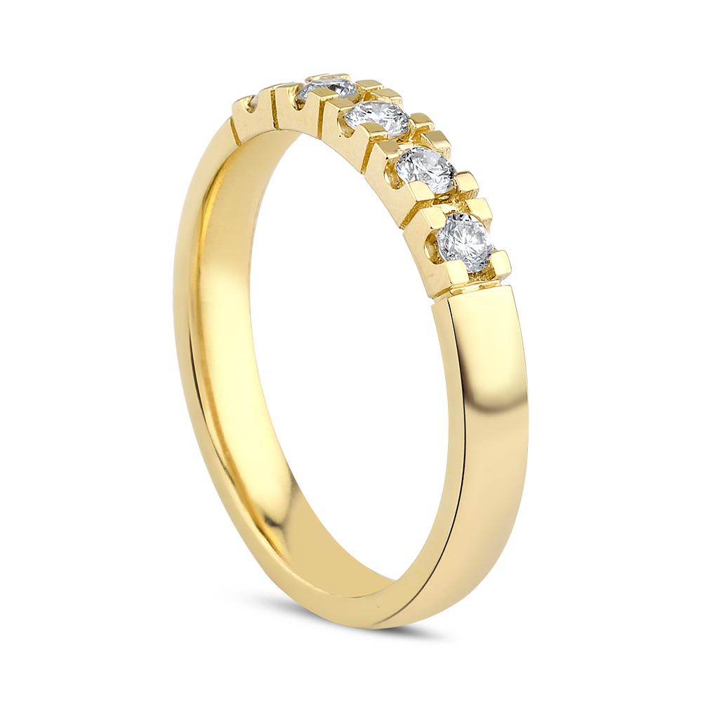 ALLIANCE RING 5 STEN E-SERIE (NATURLIG DIAMANT) – Classic Jewellery